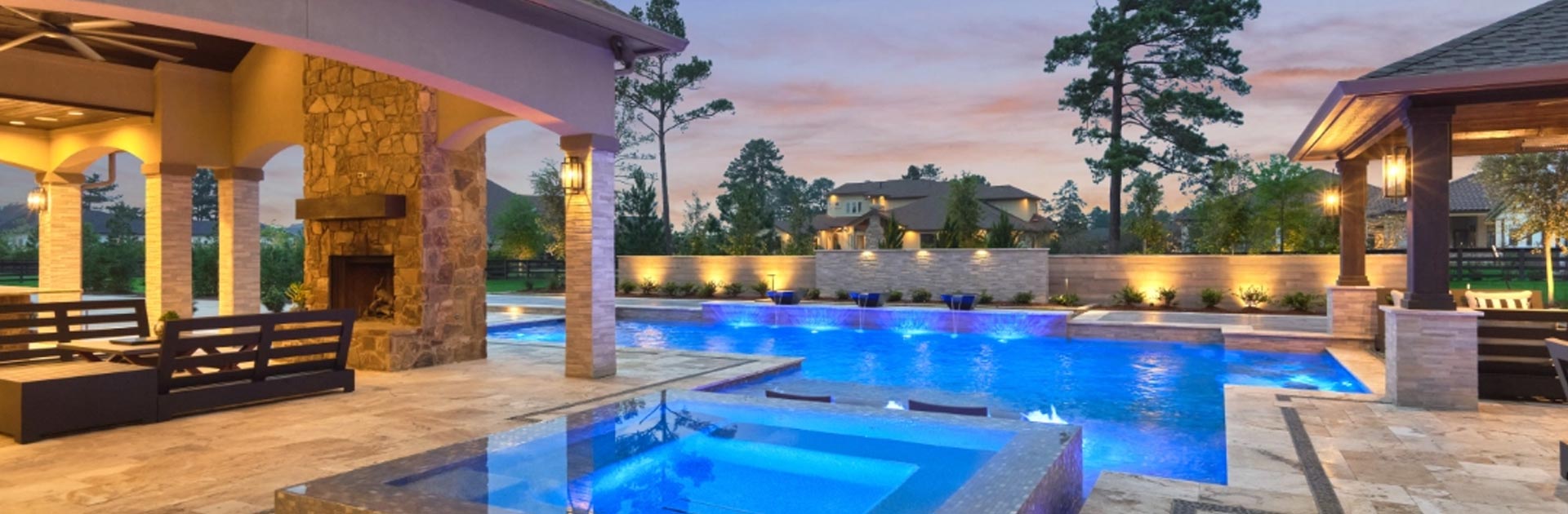 Landscape Design Pool Construction Services Magnolia TX